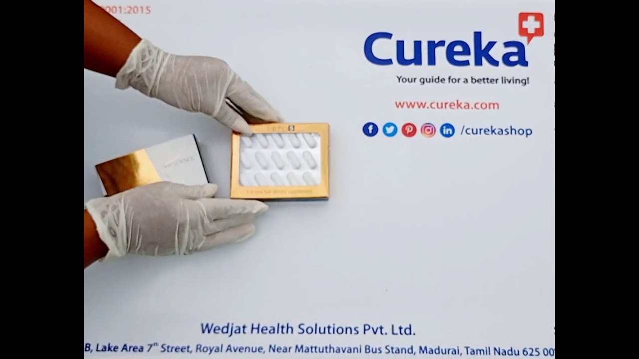 Tricho 5 Tablet Unboxing Video | Hair fall capsules - Cureka.com - YouTube