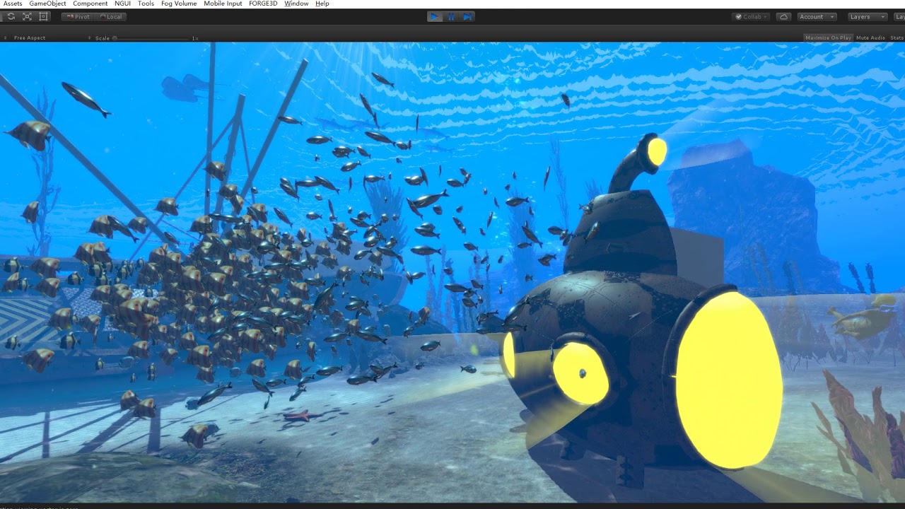 Unity Fish Flow Demo - YouTube