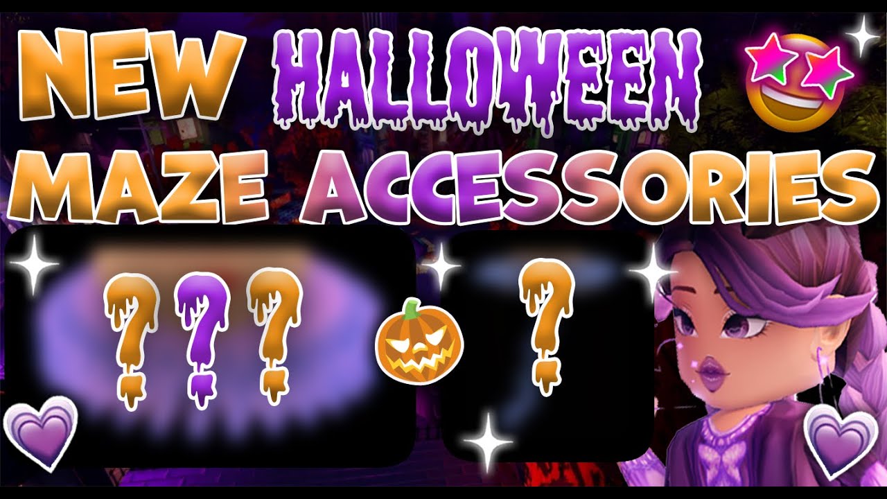 NEW HALLOWEEN MAZE ACCESSORIES!?👻Royale High Roblox Halloween Update ...