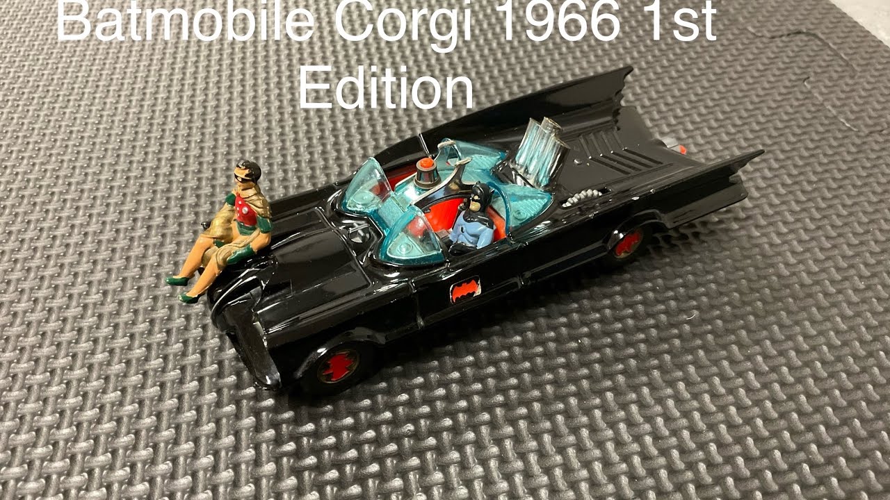 Batmobile Corgi 1966 first edition - YouTube