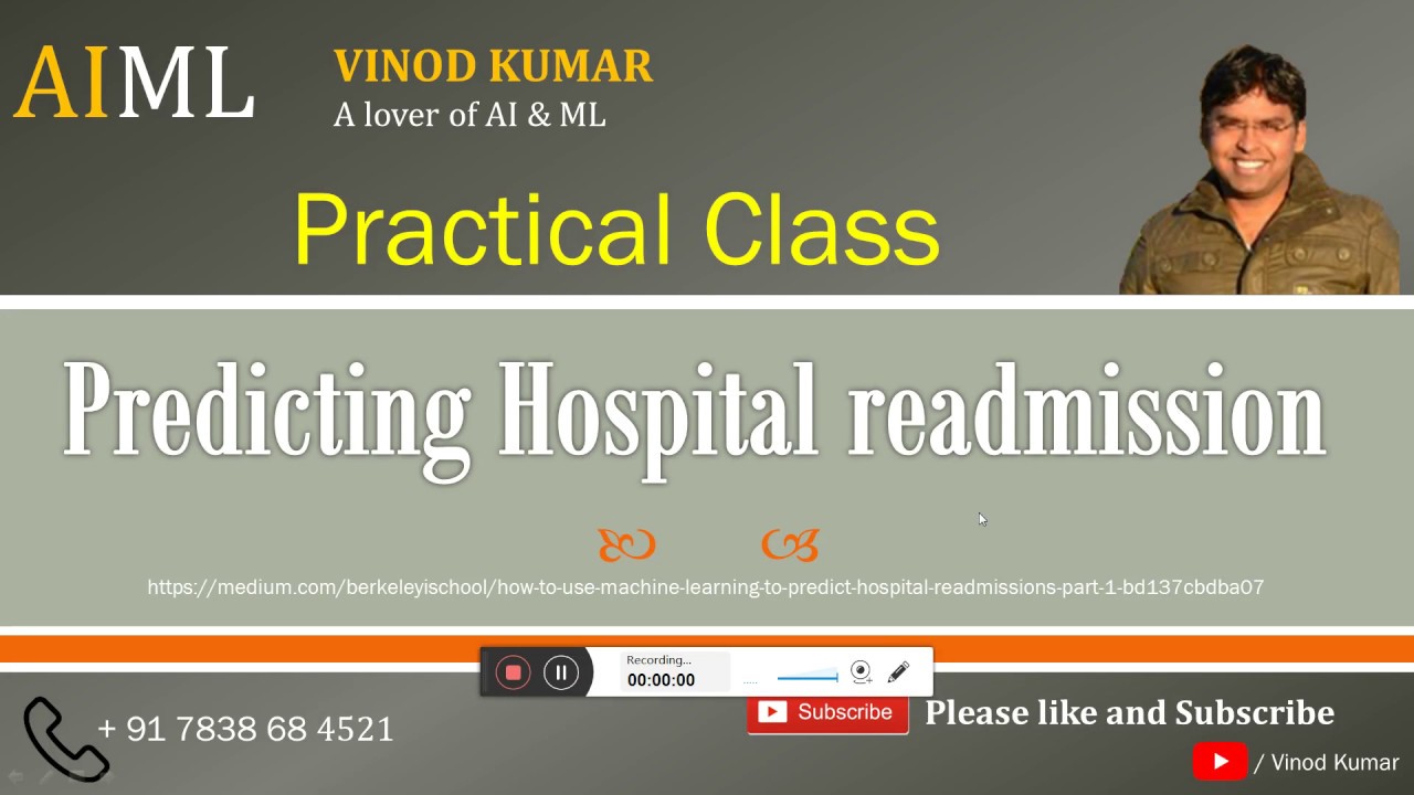Predicting Hospital Re admission using Machine Learning Class 3 - YouTube