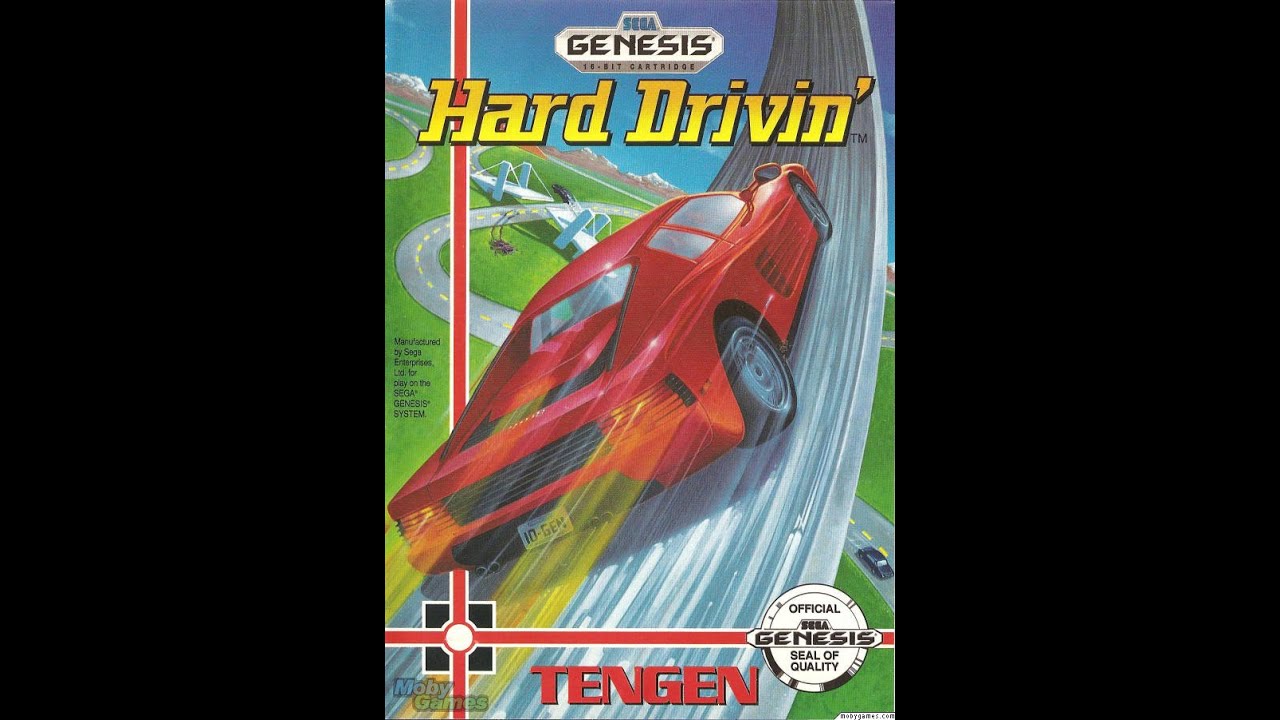 Hard Drivin - Sega Megadrive / Genesis Gameplay - 1989 - YouTube