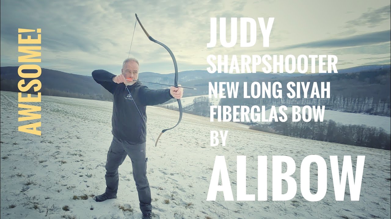 New! Judi Sharpshooter - Long Siyah Fiberglas Bow by Alibow - Review ...