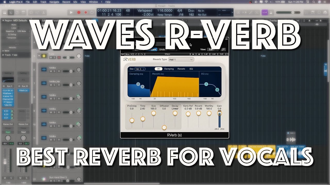Waves R-Verb | Best Reverb For Vocals | Plus Free Giveaway - YouTube