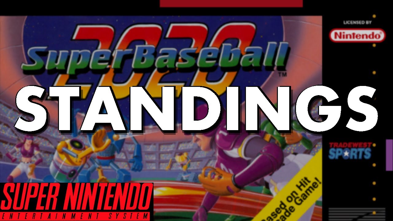 2020 Super Baseball (SNES) OST - Standings - Remastered Soundtrack ...