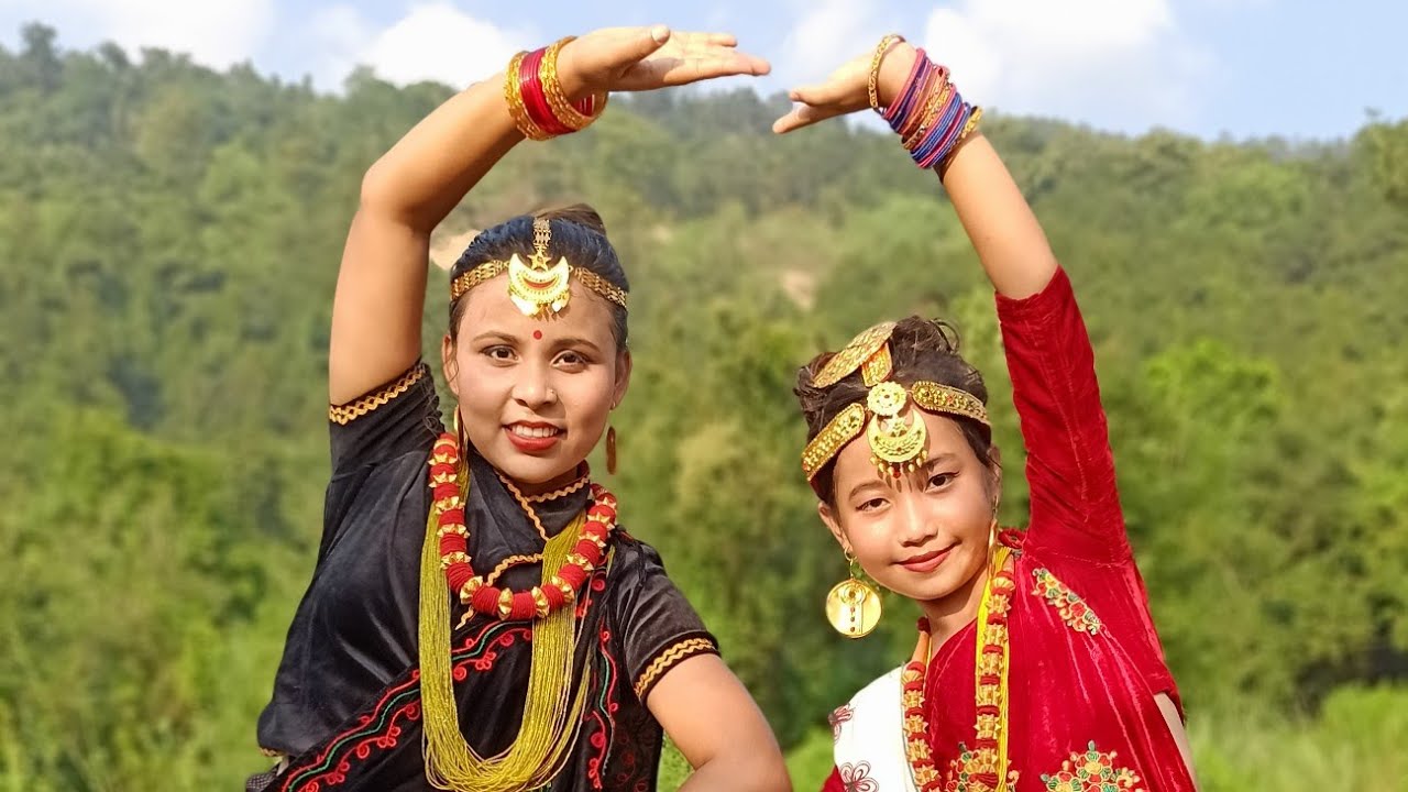 #osrdigital #nepali Lahanale jurayoki -Darpan Chhayan||Dance cover by Rupal Sunar ft.Aarohi ...