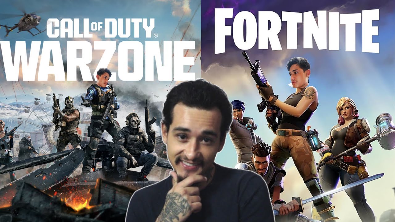 WARZONE vs FORTNITE 🔥 QUAL O MELHOR BATTLE ROYALE? AO VIVO! - YouTube