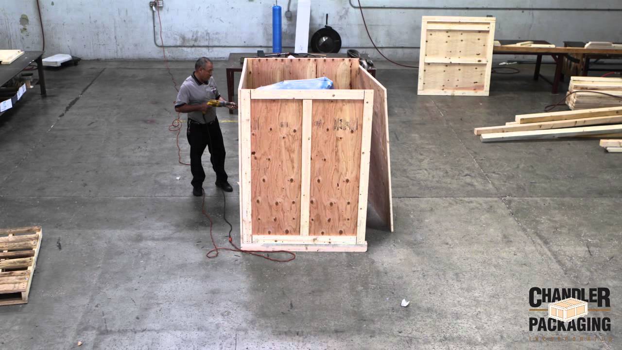 Custom Box Crating Build : Chandler Packaging - YouTube