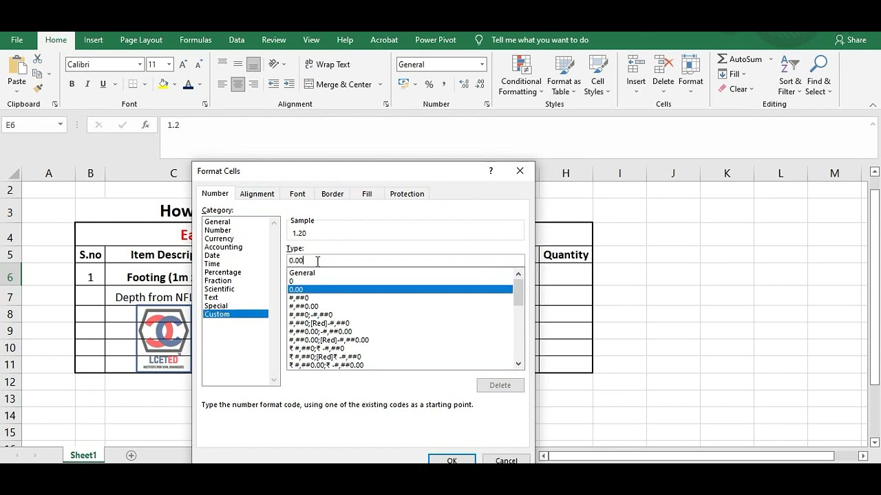 How To Add Unit To The Measurement In Excel Sheet LCETED YouTube How To Add Unit To The Measurement In Excel Sheet LCETED YouTube