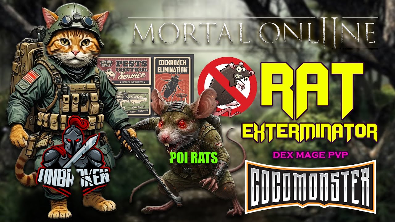 Rat Exterminator (Dex Mage PVP) - MORTAL ONLINE 2 - YouTube