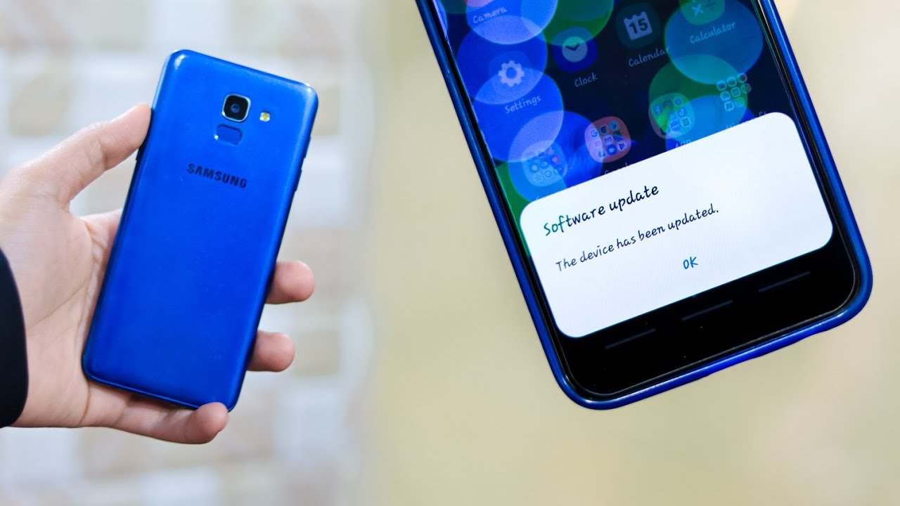Samsung j6 infinity official android 10 update is here🔥🔥 - YouTube