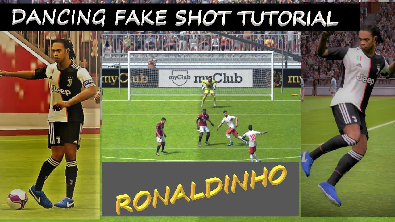 How to perform ronaldinho dancing fake shot in pes 2020 mobile(Advanced ...