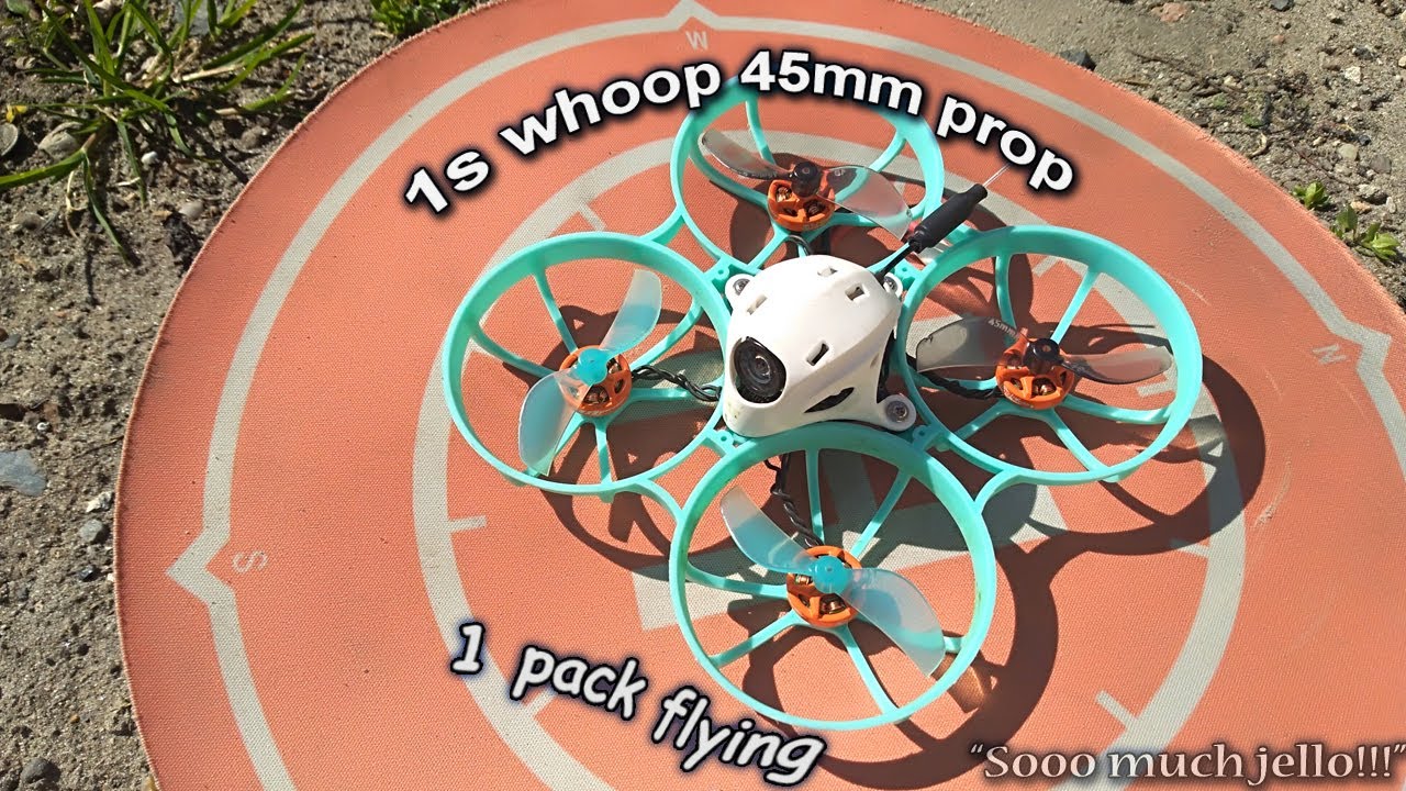1s whoop 45mm prop | 1 pack flying - YouTube