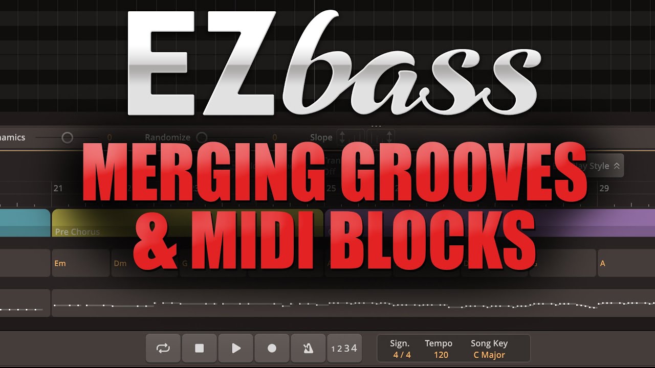 EZBass | Issues Merging Grooves & Midi Blocks - YouTube