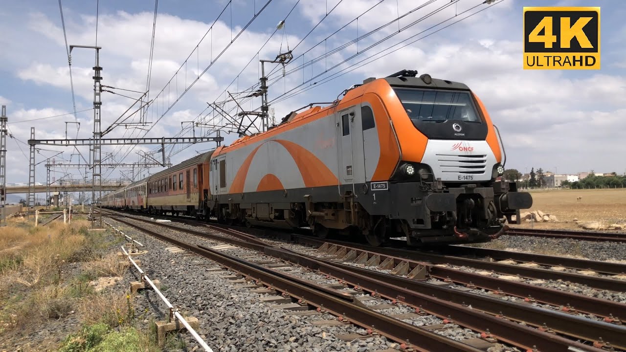 La E-1475, Alstom prima M4 assure Atlas 202 destination Tanger filmée ...