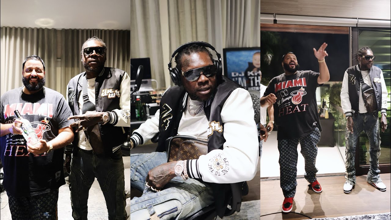 VYBZ KARTEL & DJ KHALED FINALLY LINK UP IN STUDIO ITS A MIAMI VICE ...
