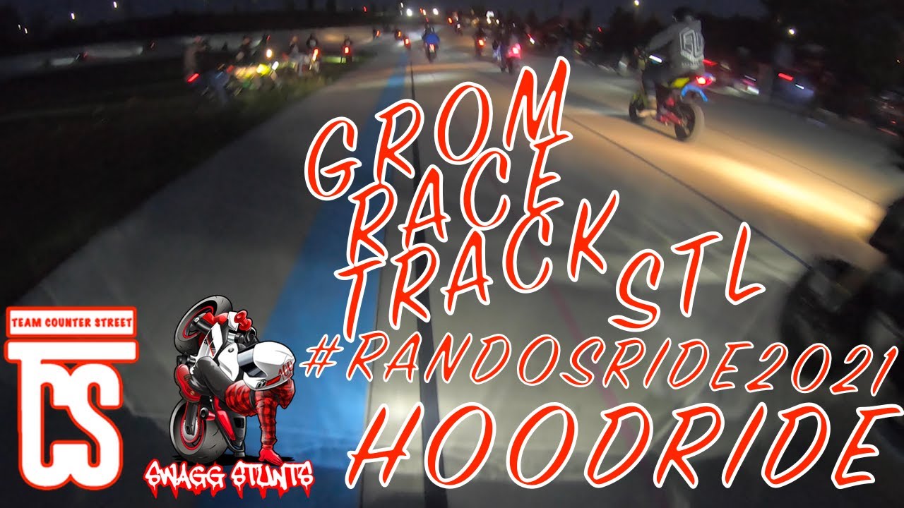 GROM RACE TRACK! #Randosride2021(HOOD RIDE) - YouTube
