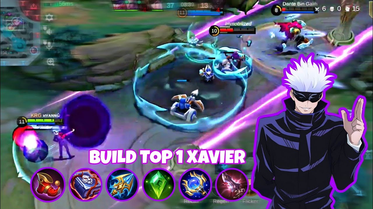 AGRESIF XAVIER GAMEPLAY BEST 1 HIT DELETE BUILD MINUTES 11 END 🔥 - MLBB ...