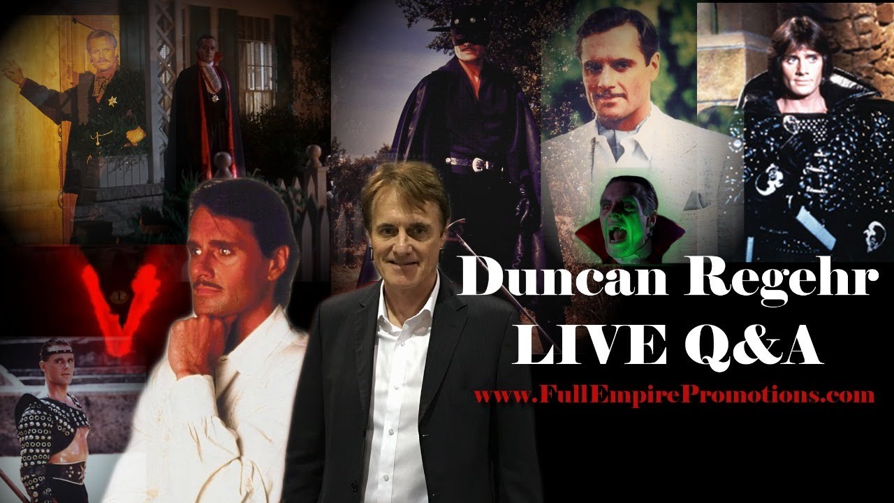 Duncan Regehr LIVE Q&A! - YouTube