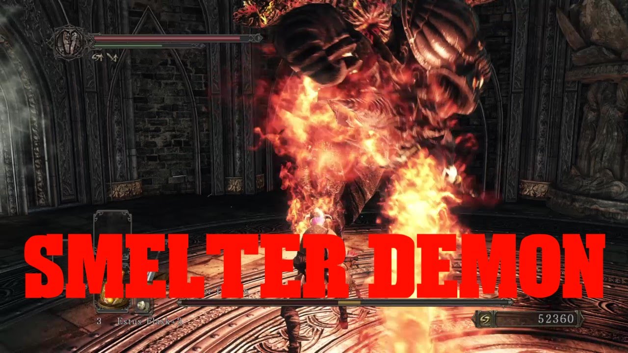 Dark Souls II Smelter Demon Boss Fight - YouTube