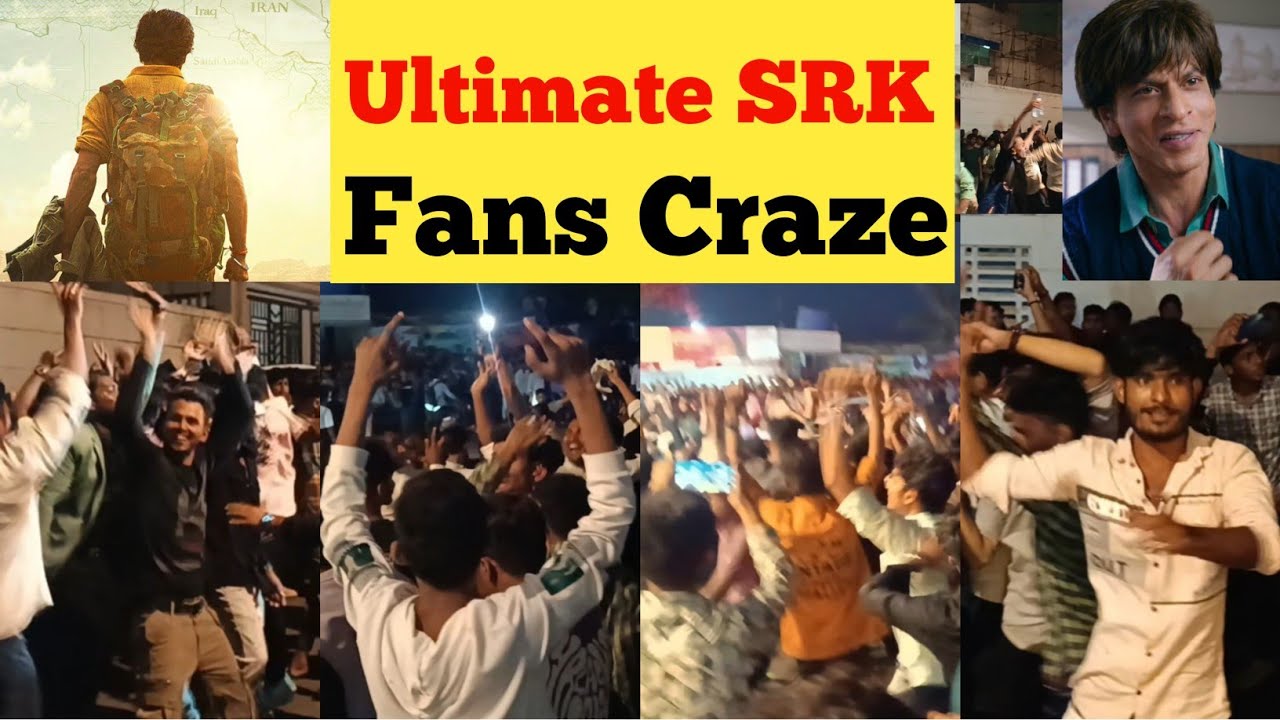 Fans DANCING on the streets on SRK Birthday Special | Next Level Fans ...