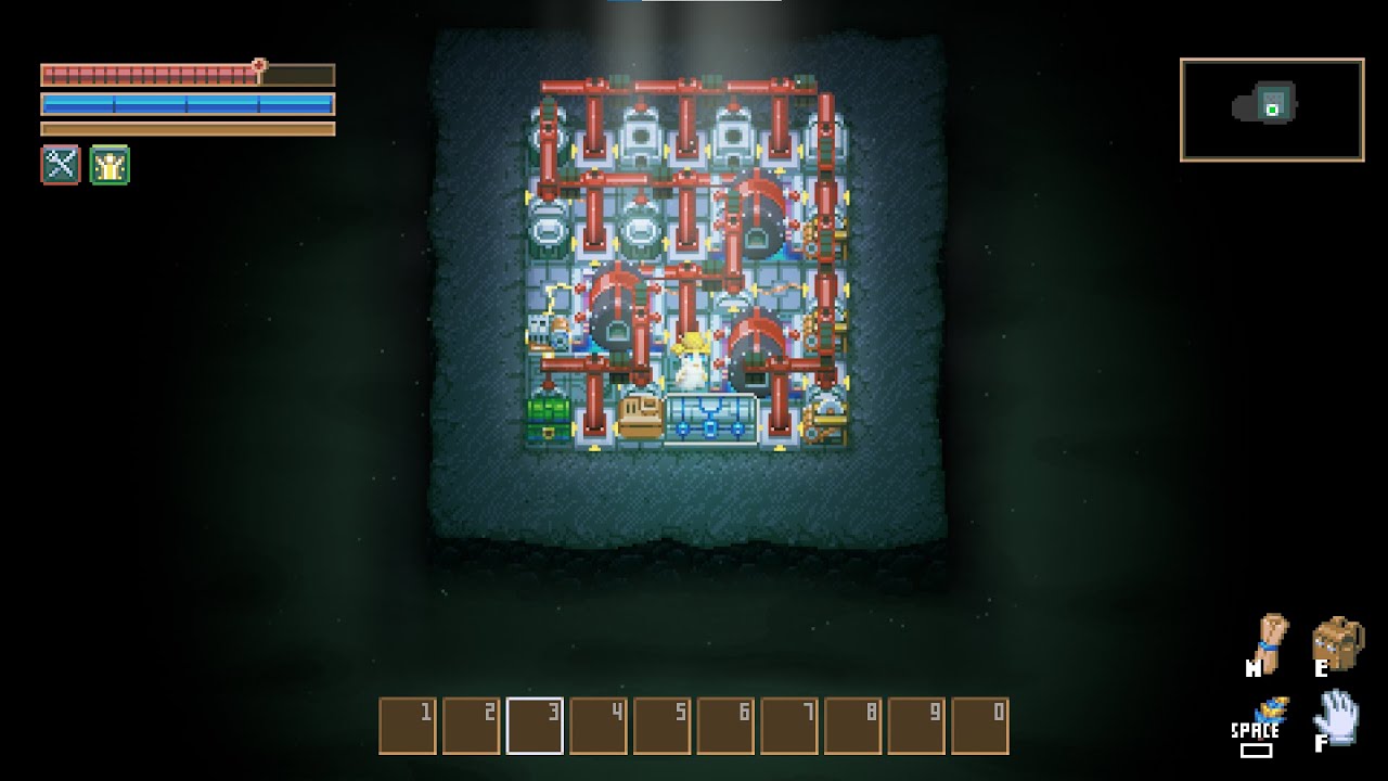 Core Keeper compact auto smelter and auto table saw - YouTube