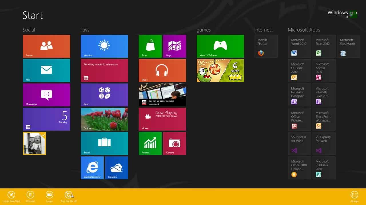 Windows 8 - Overview of the new Microsoft OS - YouTube