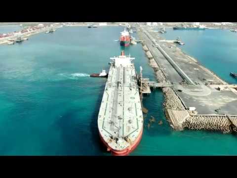 St.Croix, U.S.V.I., The Oil Tanker Falcon Express at port Oct 2018 ...