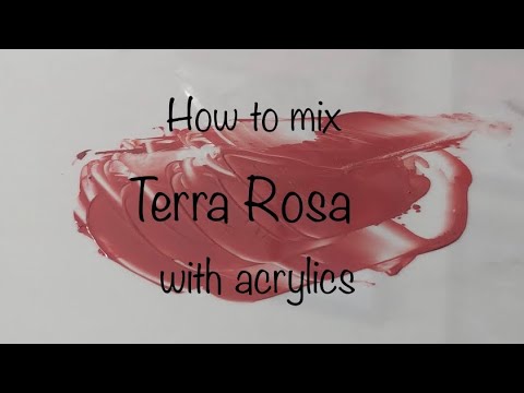 How To Make Terra Rosa | Acrylics | Color Mixing #143 - YouTube