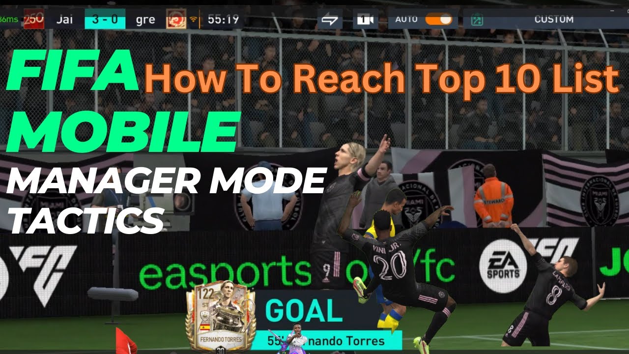 Fifa Mobile Manager Mode Latest Tactics To Reach Top 10 List .# ...