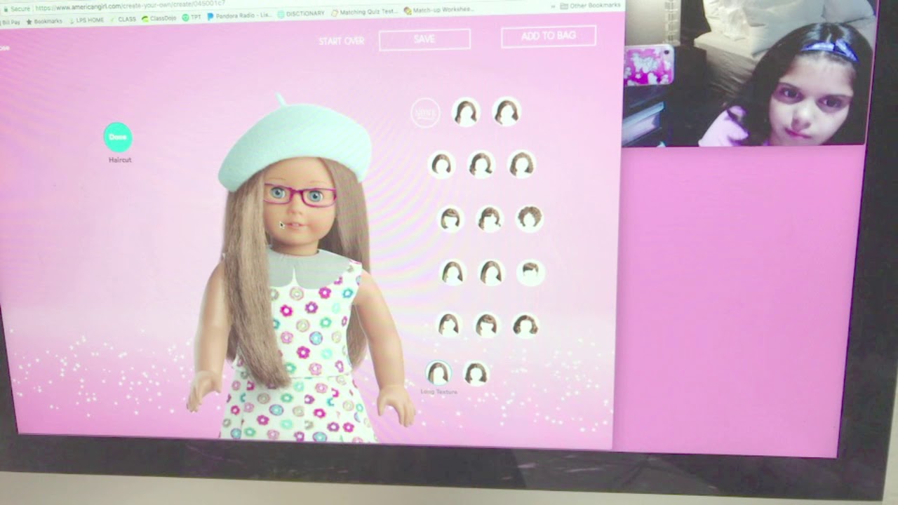 American Girl- Create Your Own Doll - YouTube