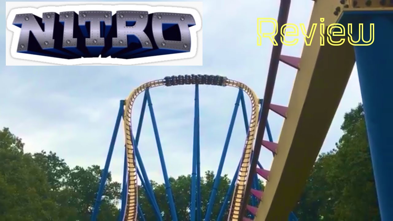 Nitro review at Six Flags Great Adventure. - YouTube