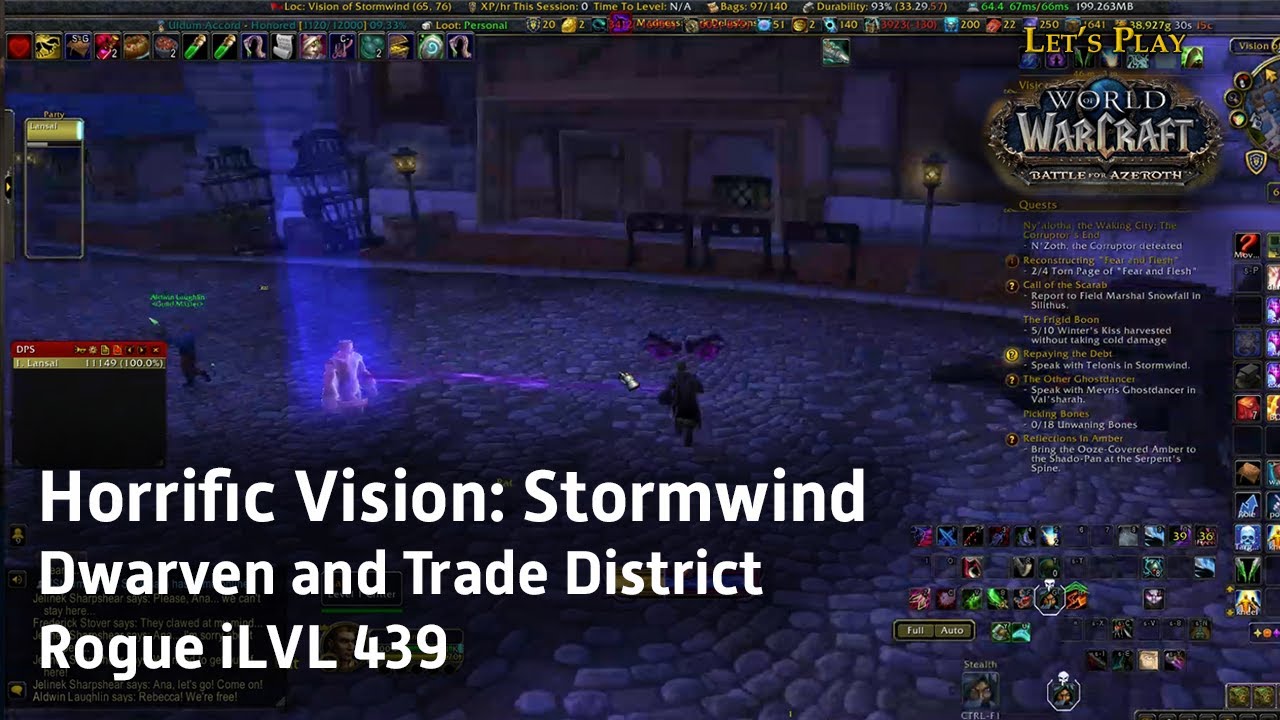 Horrific Vision Stormwind: Dwaven and Trade Districts - Dark Delusions ...