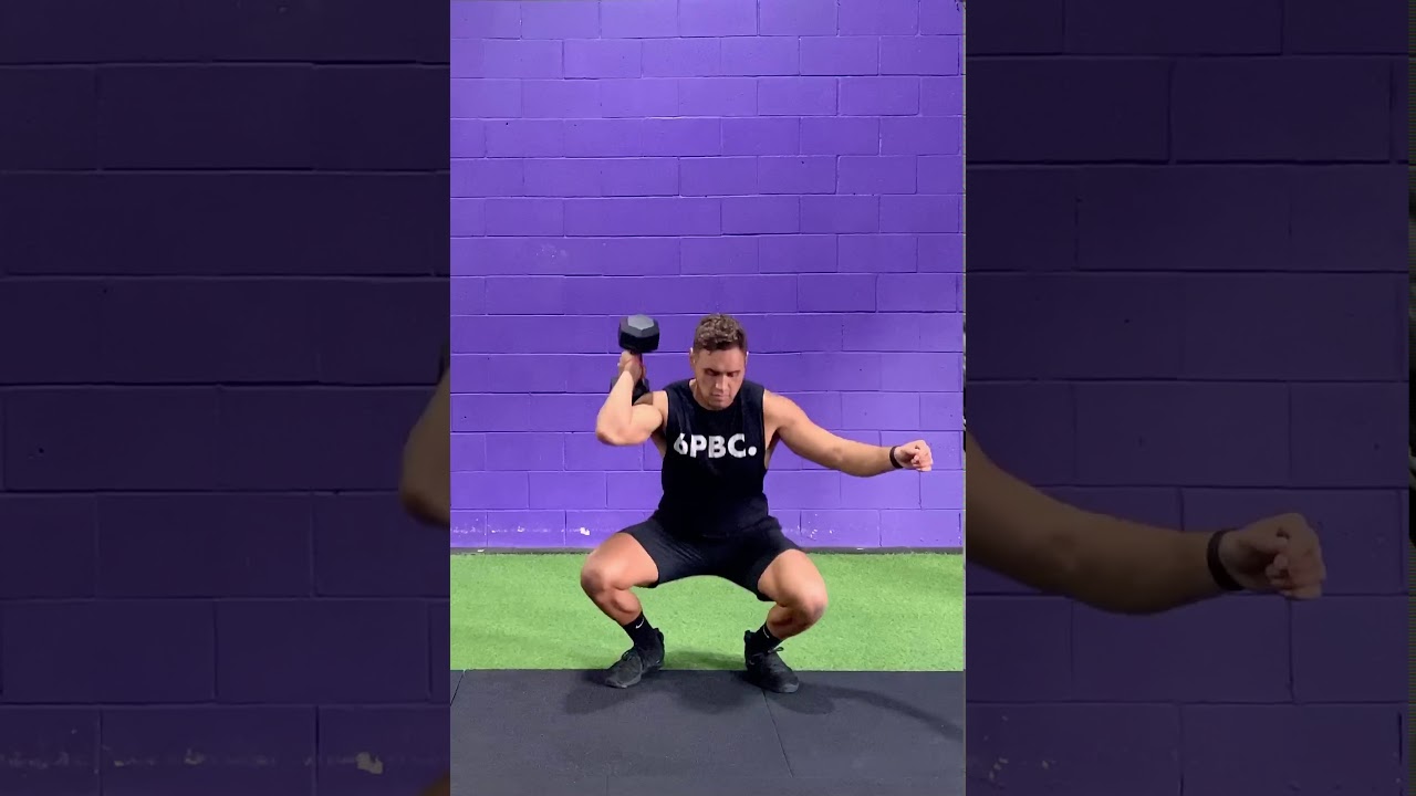DB Squat Clean - YouTube