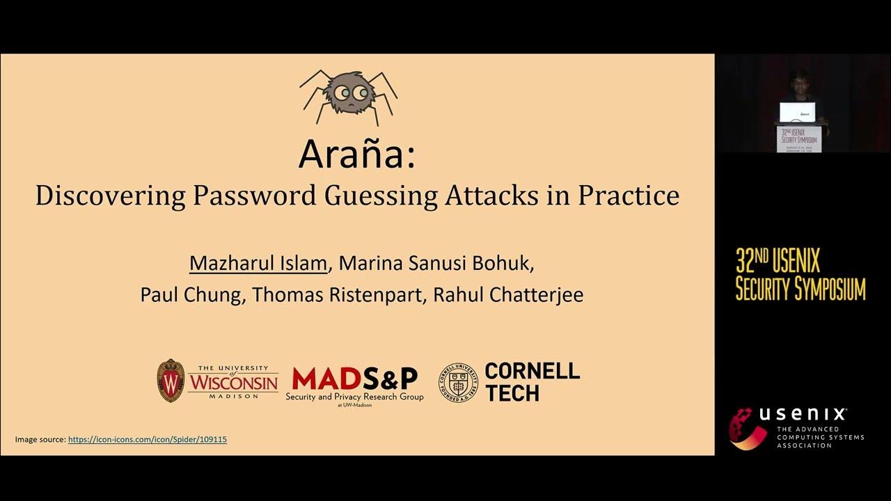 USENIX Security '23 - Araña: Discovering and Characterizing Password Guessing Attacks in ...