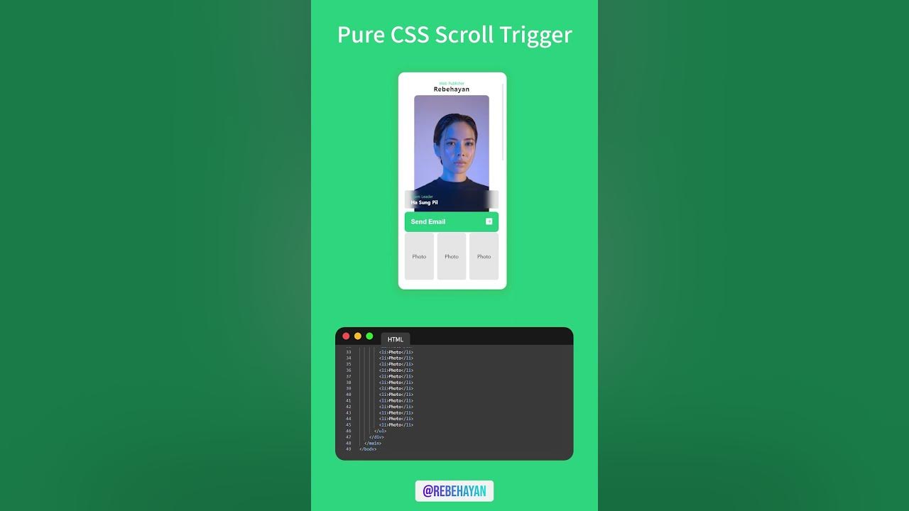 Pure CSS Scroll Trigger - ep4 - YouTube