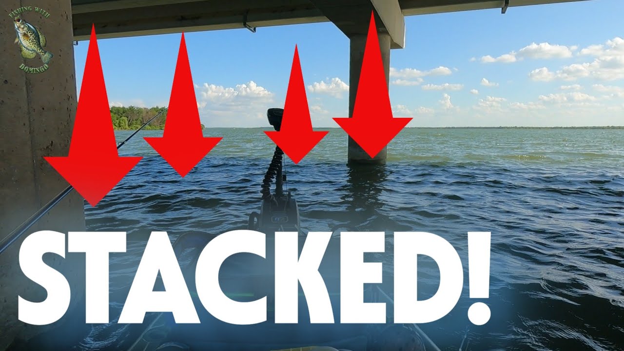 Big crappie were piled up on this bridge! Live bait fishing. - YouTube