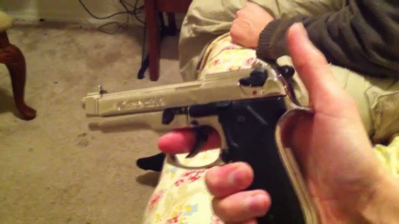 BRUNI MOD. 92 8mm Blank GUN - YouTube