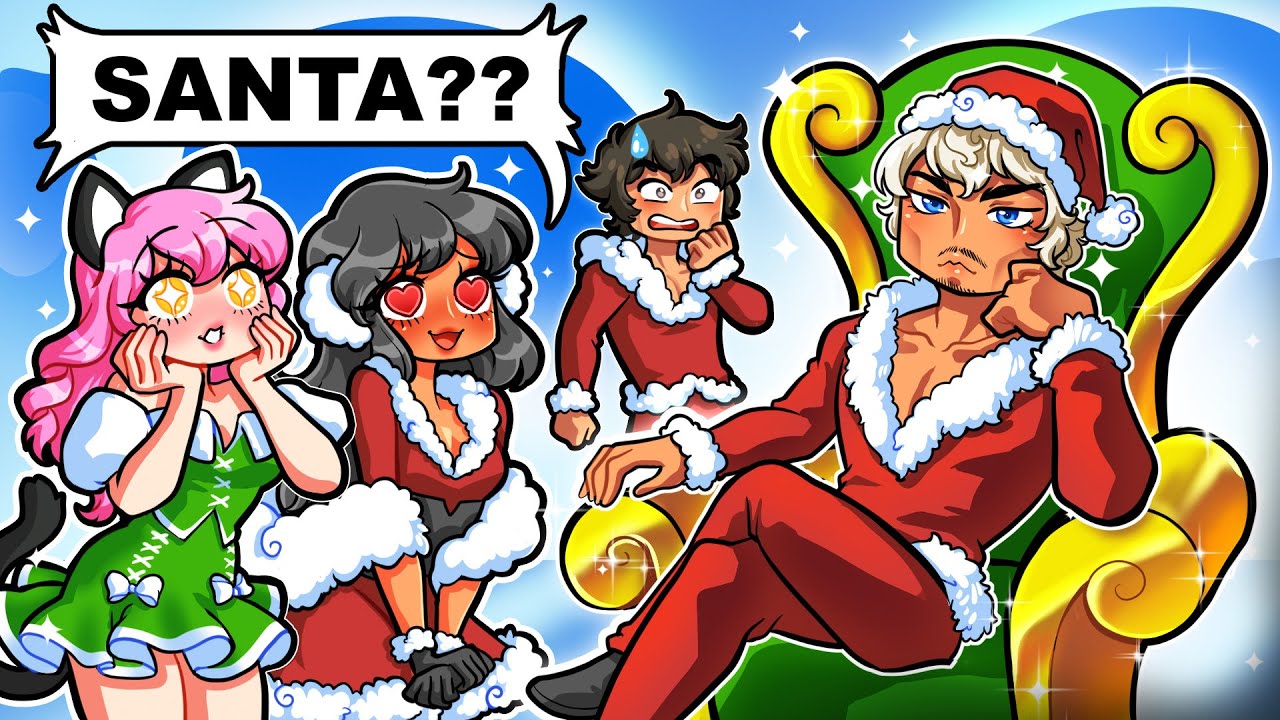 Everyone WANTS TO KISS SANTA In Dress To Impress! - YouTube