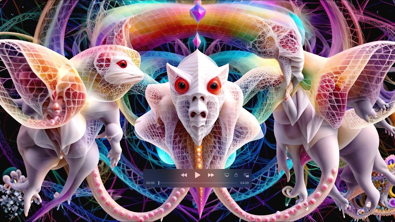 Psychedelic Surrealism 408 - Background / Screensaver / VJ Loop - YouTube