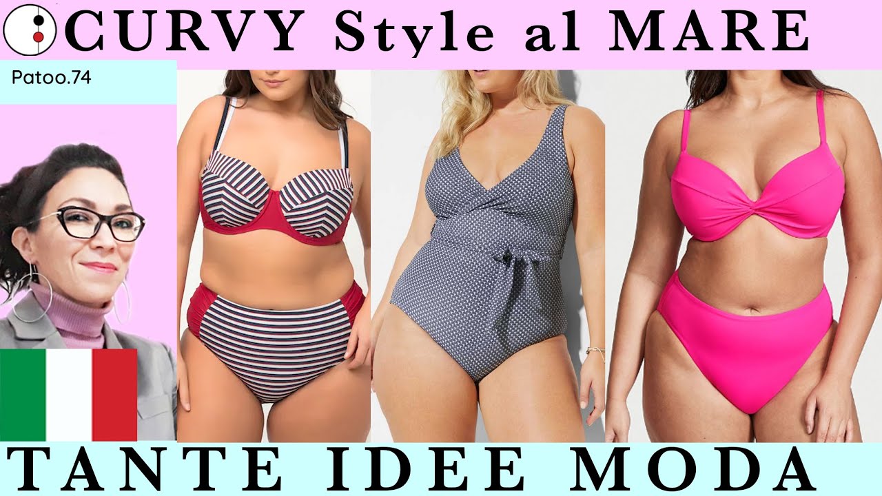 COSTUMI da BAGNO CURVY anche BIKINI ! Moda mare donna e beachwear 2023 Patoo 74 - YouTube