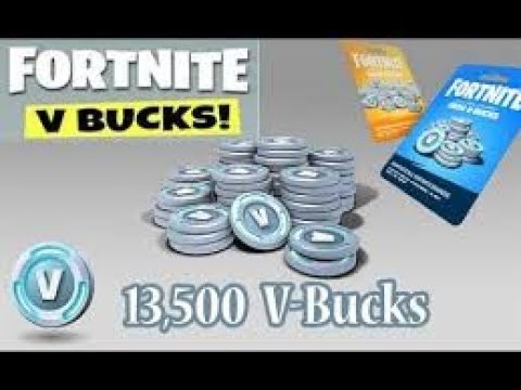 My first time buying 13,500 Vbucks - YouTube