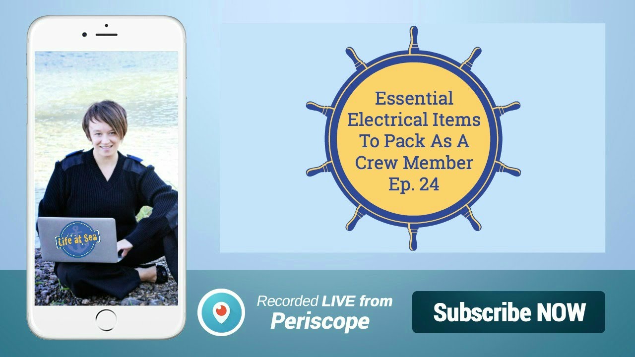 Essential Electrical Items To Pack As A Crew Member Ep. 24 - YouTube