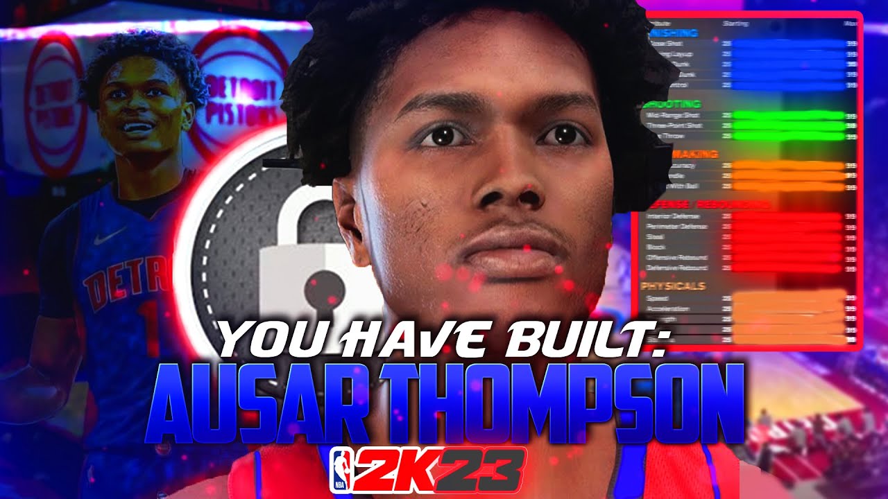 NBA 2K23 *DYNAMIC* AUSAR THOMPSON BUILD | LOCKDOWN SLASHER SG W/ 78 ...