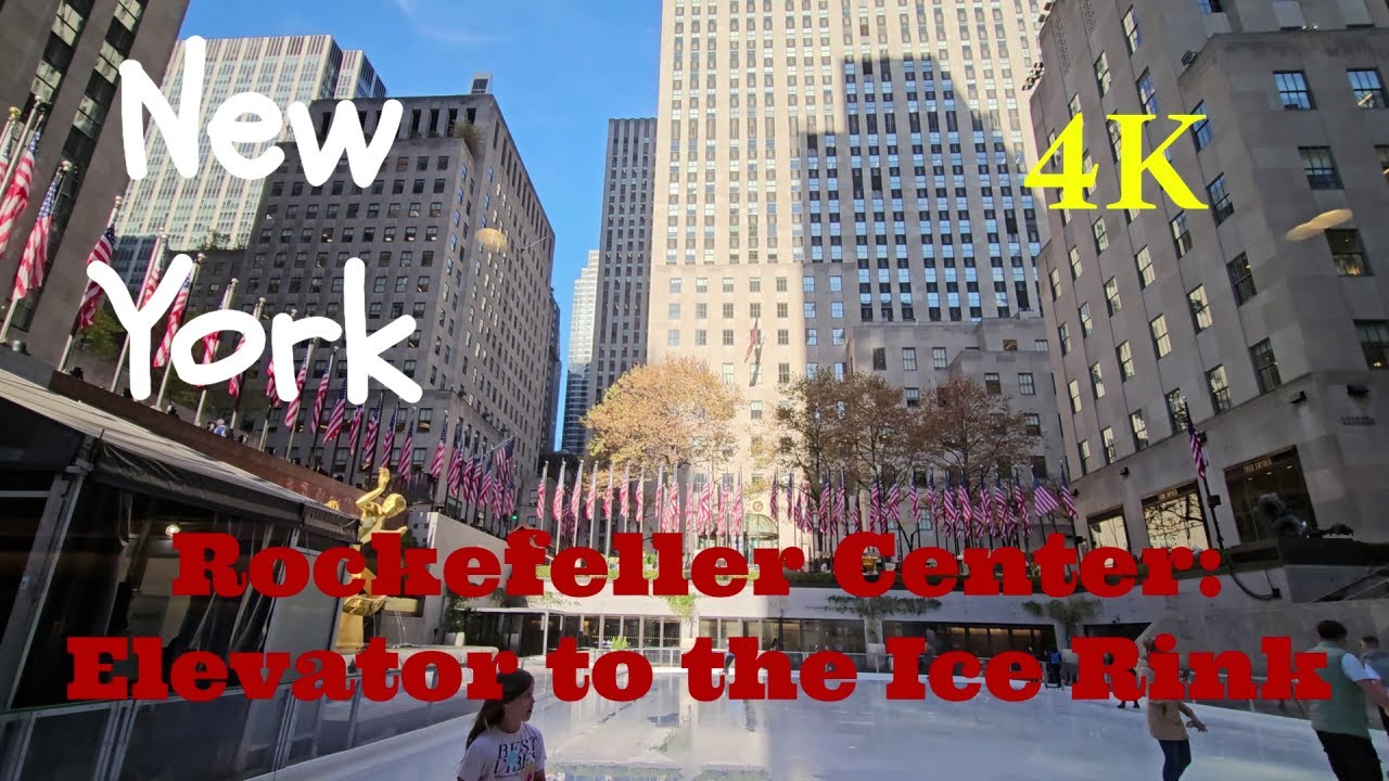 "Rockefeller Center 4K Tour: Sunken Level Ice Rink, Restaurants, and ...