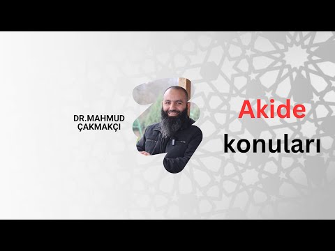 1 - Akide temel konular giriş مدخل الى العقيدة