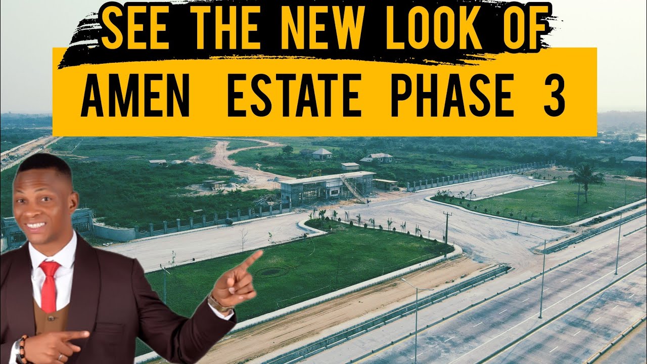 AMEN ESTATE PHASE 3 ESTATE DEVELOPMENT UPDATE IBEJU Lekki Lagos ...