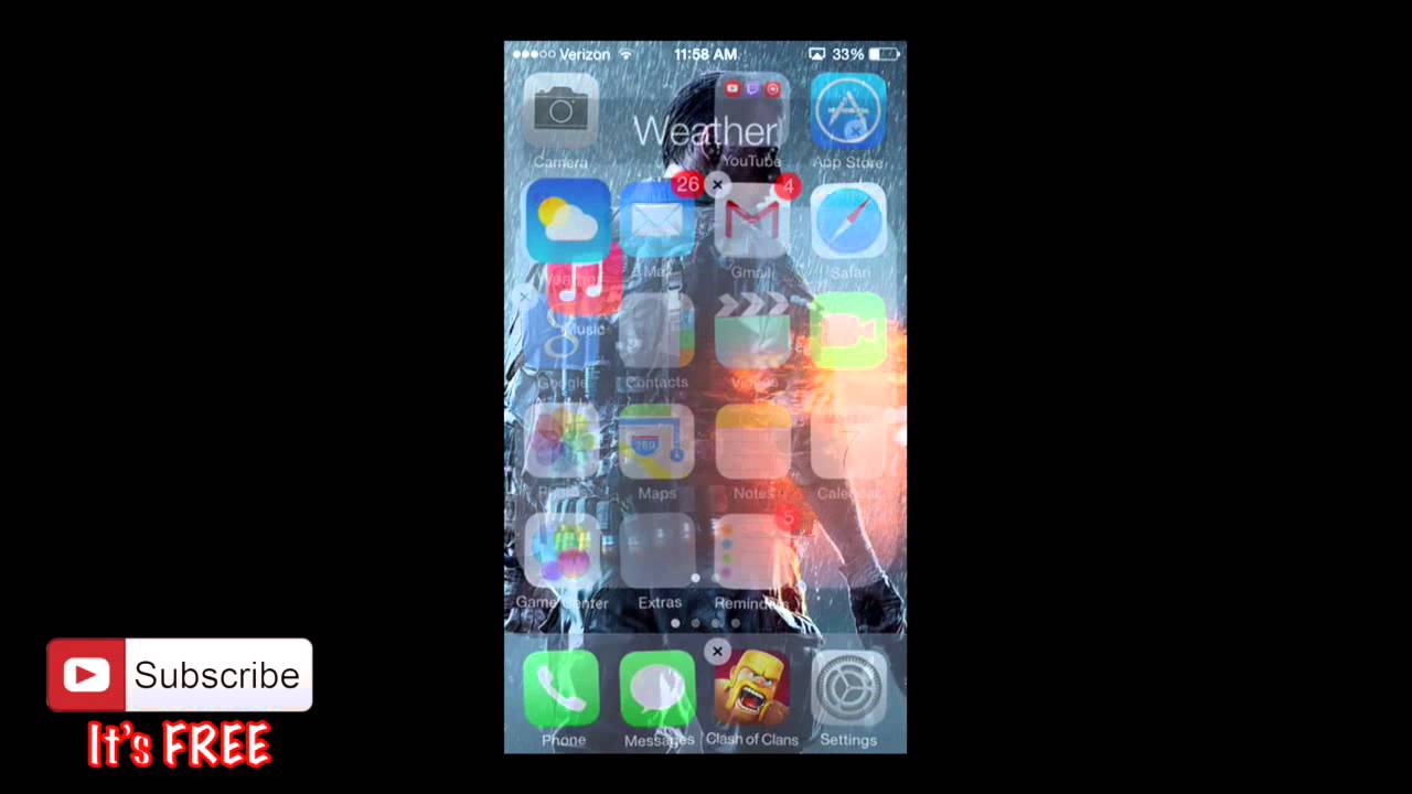 Arranging Apps and the Hot Bar on your iPhone 5s | Tutorial 13 - YouTube