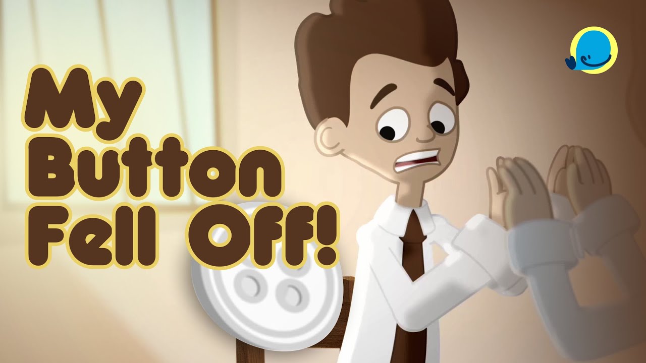 My Button Fell Off — English Animated Short | Cham Cham Cham Rhyme ...