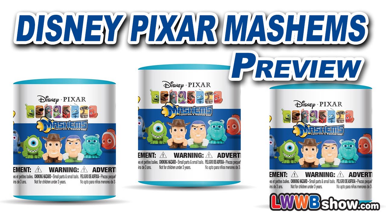 Disney Pixar Mash'Ems Finding Nemo Toy Story Monsters Inc Preview Look ...